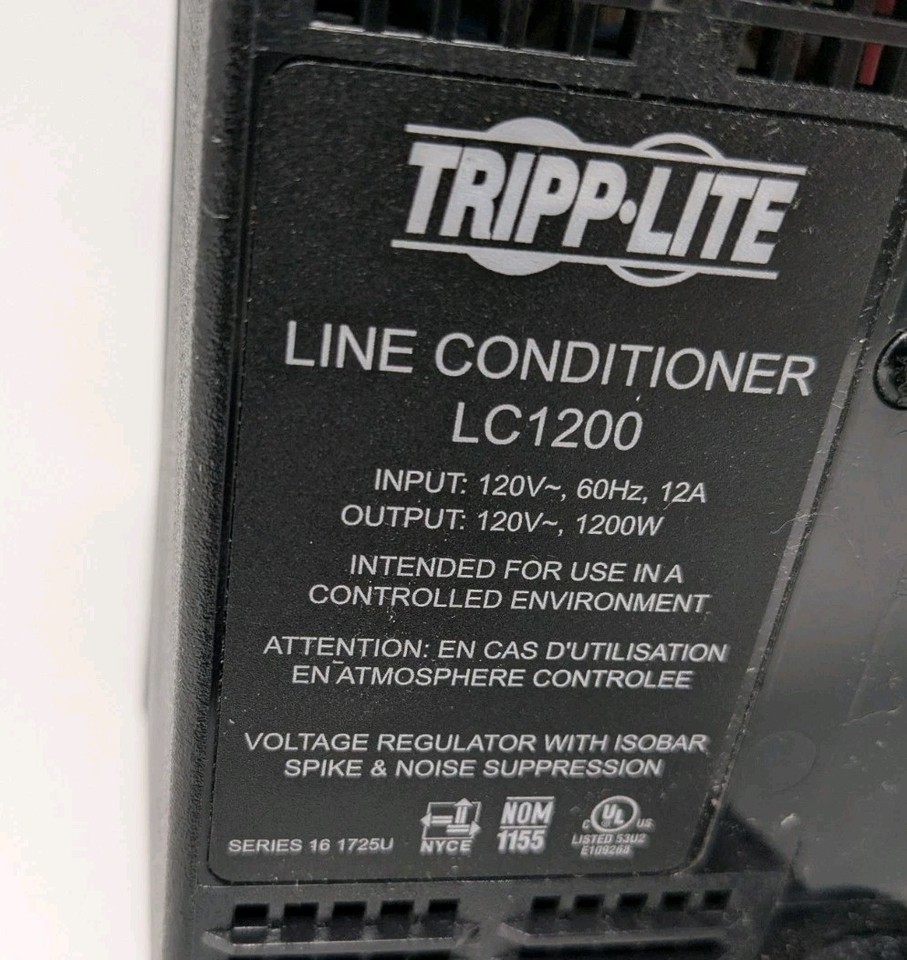 Tripp-Lite Line Conditioner LC1200 4-Outlet Surge Suppresser 1200-Watt 120-Volt | eBay
