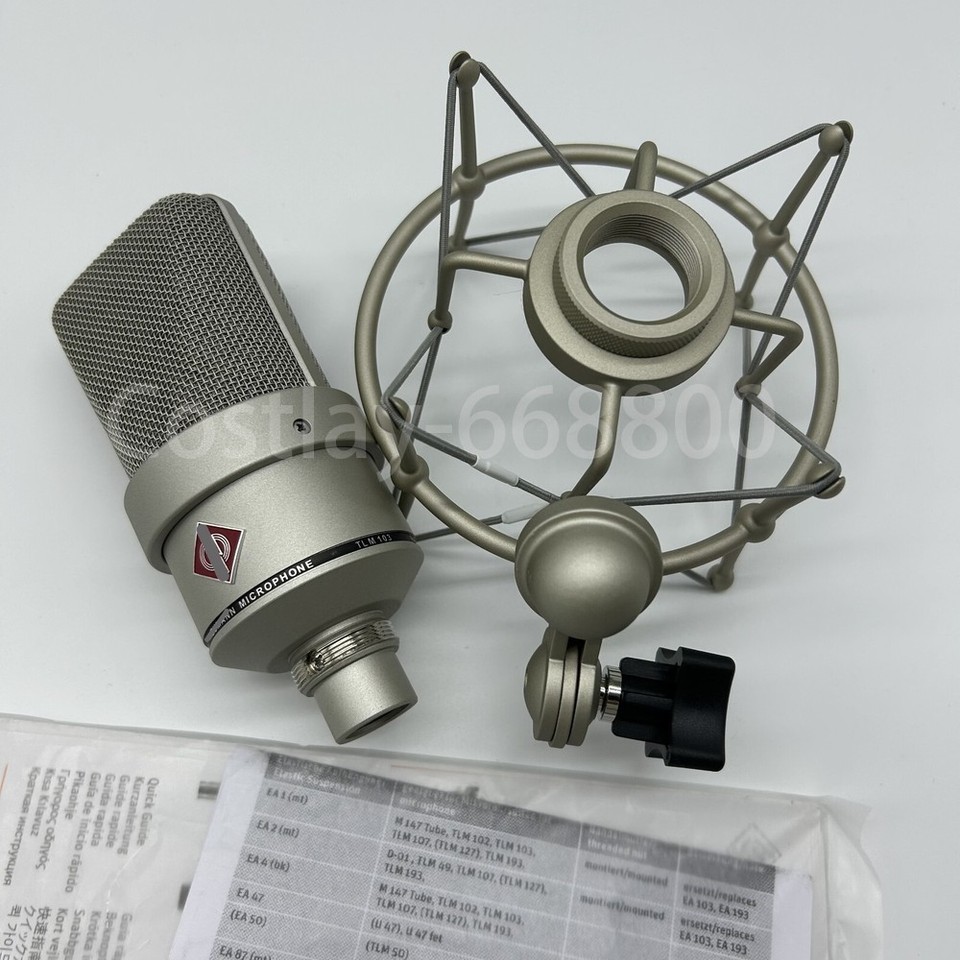 NEW TLM 103 Large-Diaphragm Condenser Microphone w/Box & Shock Mount | eBay