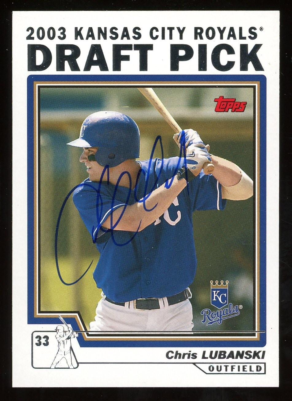 2004 Topps CHRIS LUBANSKI Signed Card autograph AUTO ROYALS | eBay