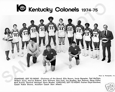 1974-75 KENTUCKY COLONELS ABA BASKETBALL TEAM 8X10 PHOTO | eBay