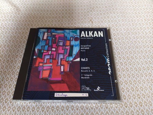 Charles Valentin Alkan : Chants, recueils 3, 4 & 5 - Jacqueline Mefano ...