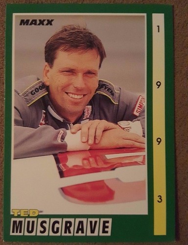 1993 Edition Ted Musgrave Card 55 of 300 Maxx Race Cards | eBay