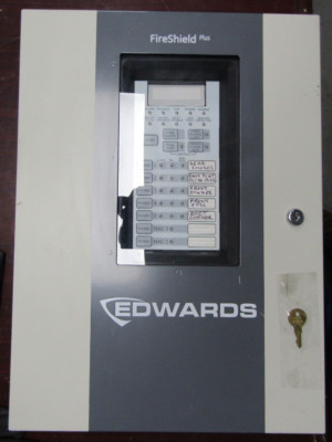 😃EDWARDS 1.25 AMP FIRESHIELD PLUS FIRE ALARM CONTROL PANEL 120 VAC ...