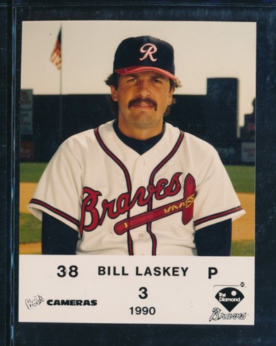 1990 Richmond Braves Team issue Photo Card Bill Laskey 4x5 Bob's ...