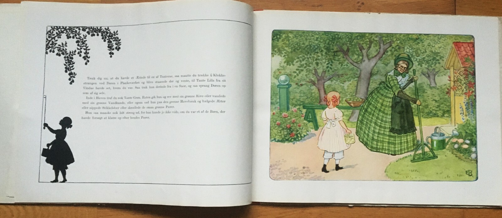 Bilderbuch. - Elsa Beskow. Tante Grøn, Tante Brun og Tante Lilla. EA ...