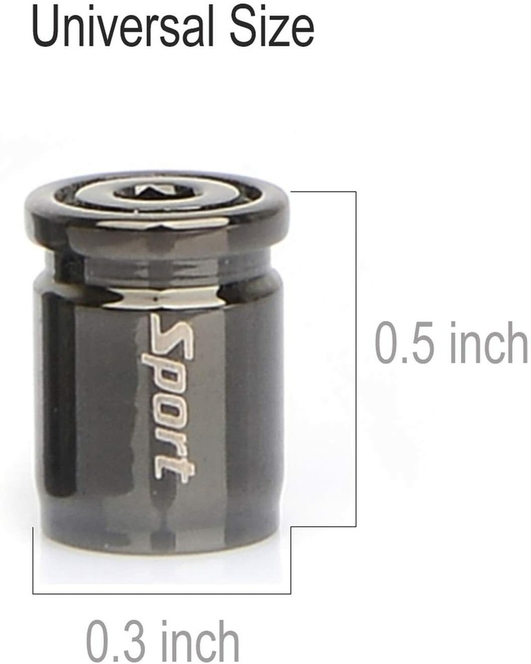 4PCS Car Tire Valve Stem Cap Auto Wheel Tyre Air Cap Stems Cover Anti ...