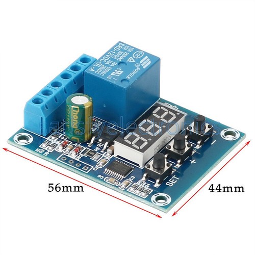 DC 12V Voltage Detection Battery Charging Discharge Monitor Relay ...