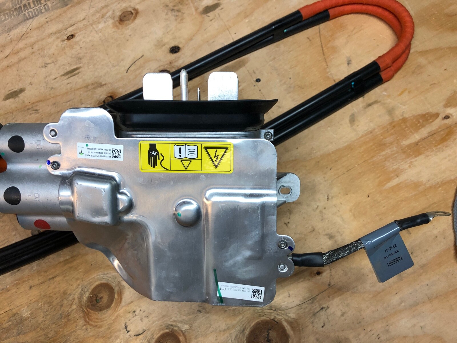 2016 - 2018 TESLA MODEL S 75D 90D 100D HIGH VOLTAGE CABLE W/ BATTERY ...