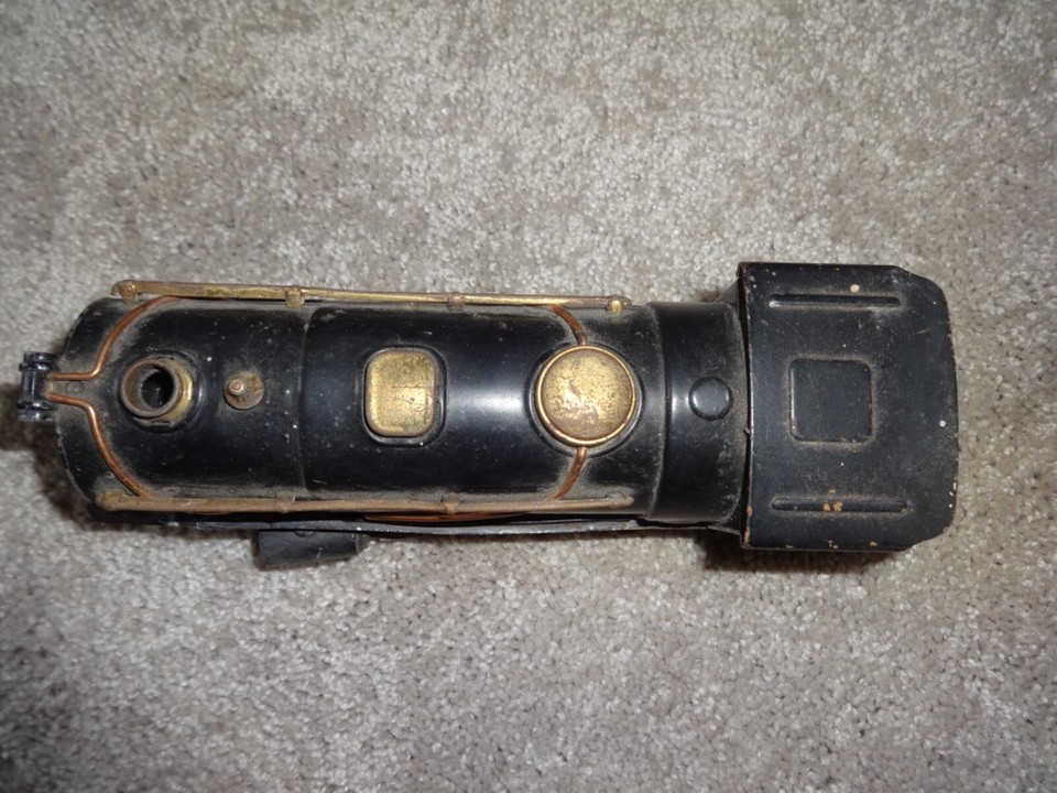 VINTAGE ORIGINAL O GAUGE PREWAR IVES TOYS TRAIN LOCOMOTIVE NO 257 ...