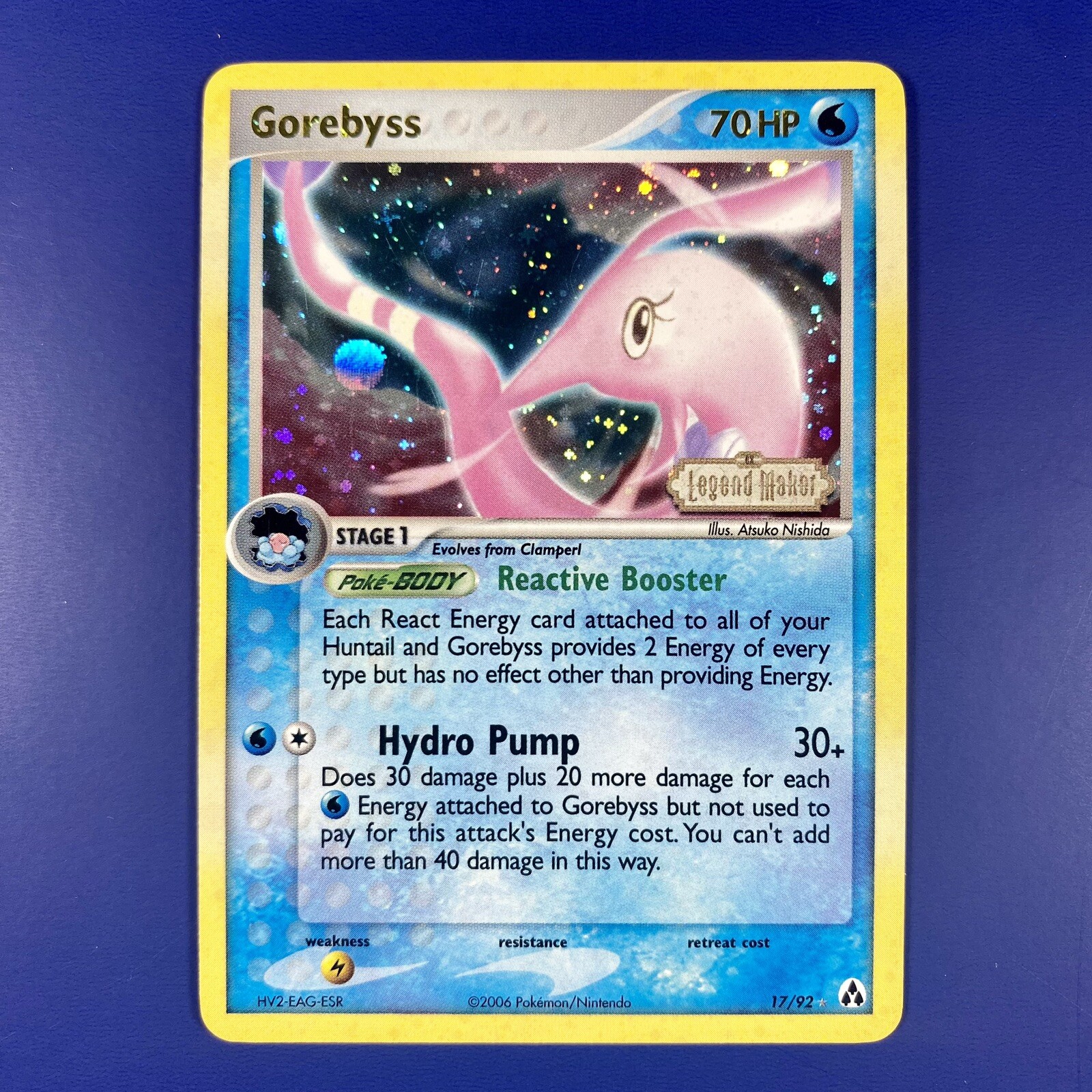 Gorebyss 17/92 EX Legend Maker Reverse Holo Rare Stamped LP/NM | eBay