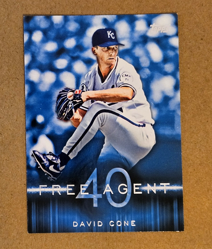 2015 TOPPS FREE AGENT 40, BASEBALL, DAVID CONE, F40-13, ROYALS, NRMT | eBay