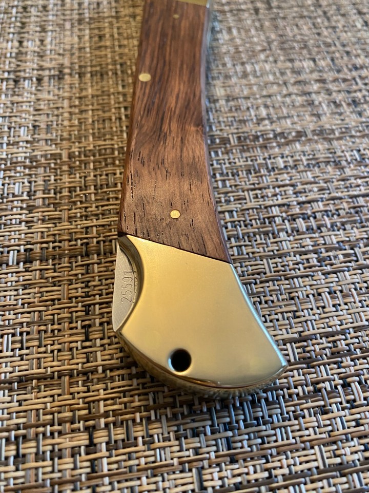 Puma Trail Boss vintage folding knife NIB. Jacaranda wood scales. | eBay