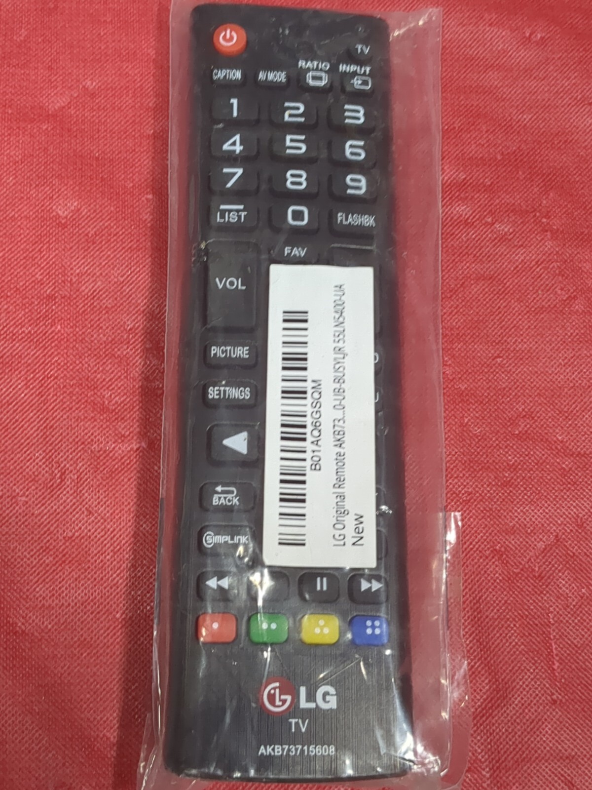 Original LG AKB73715608 TV Remote Control for sale online | eBay