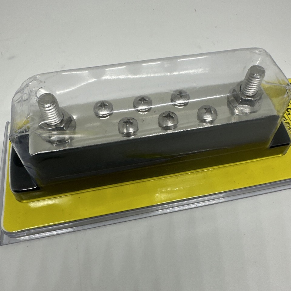 Blue Sea 2128 MaxiBus 250A BusBar Two 5/16"-18 Studs and Six #10-24 ...