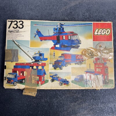 LEGO Basic 733 Universal Building Set, 7+ 100% Complete W/Box | eBay