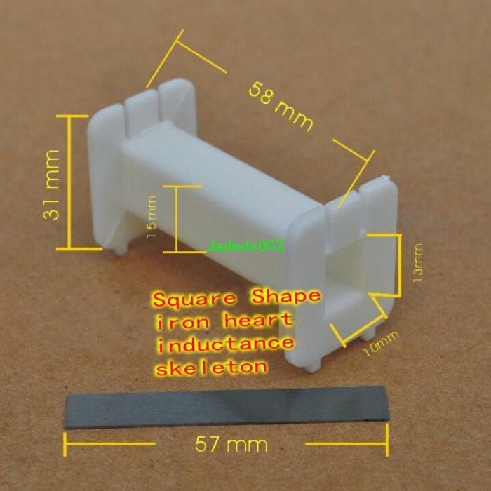 57-Iron core coil skeleton + silicon steel sheet Square inductor ...