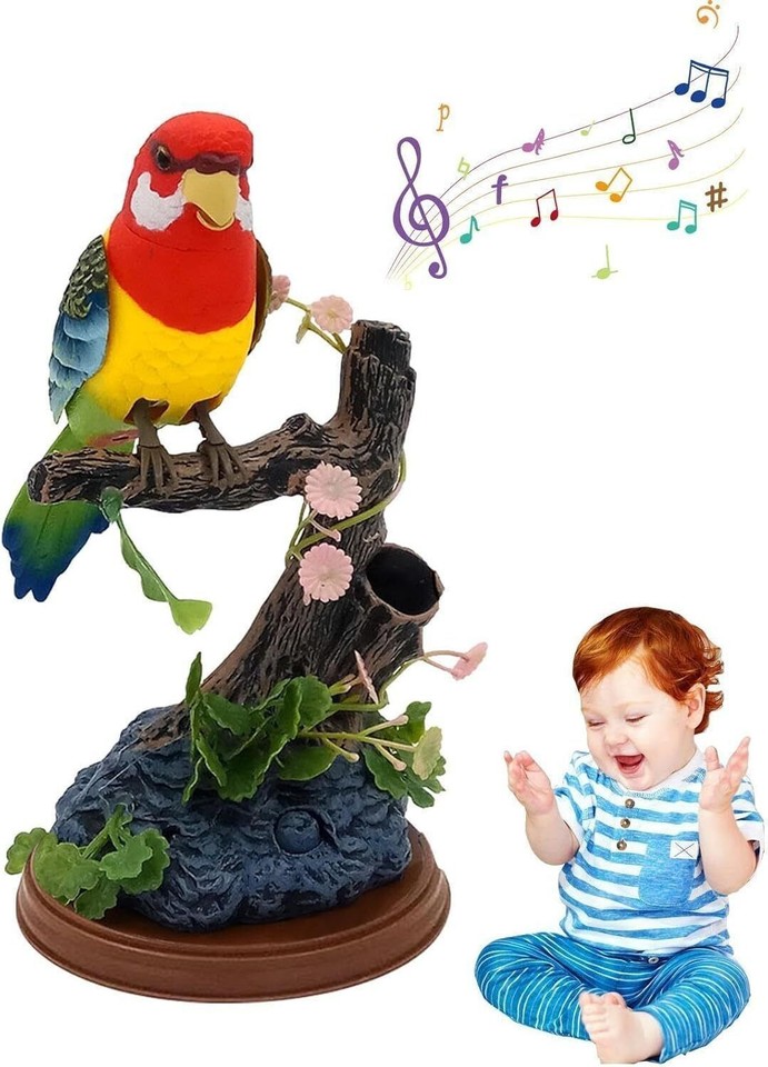 Talking Parrot, Realistic Singing Parrot, Sparrow Bird Repeats What You ...