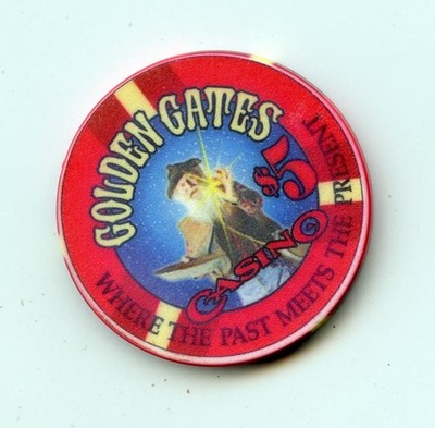 5.00 Chip from the Golden Gates Casino Black Hawk Colorado Past Meets ...