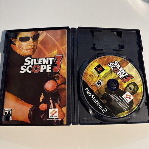 Silent Scope 3 - Sony Playstation 2 PS2. Complete. CIB. Tested, Works ...