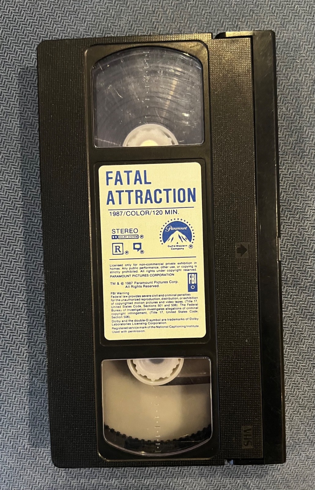 Fatal Attraction (VHS) - no box 97360176230| eBay
