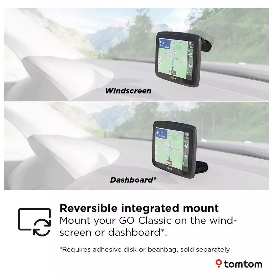 Argos TomTom GO Classic Sat Nav 6" 2nd Gen UK ROI EU Maps 1YF6.002.00 ...