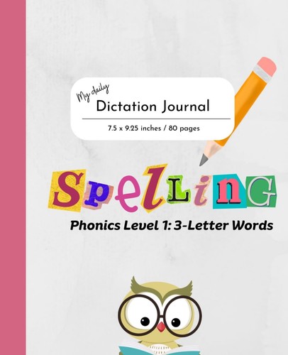 Fourline Dictation Notebook: A journal with daily spelling and writing ...