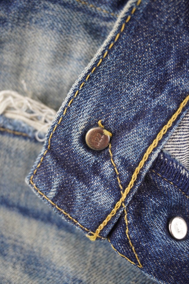 Vtg Levis S702-XX 10s model reissue 1996 JAPAN Made Selvedge Heavy Used ...
