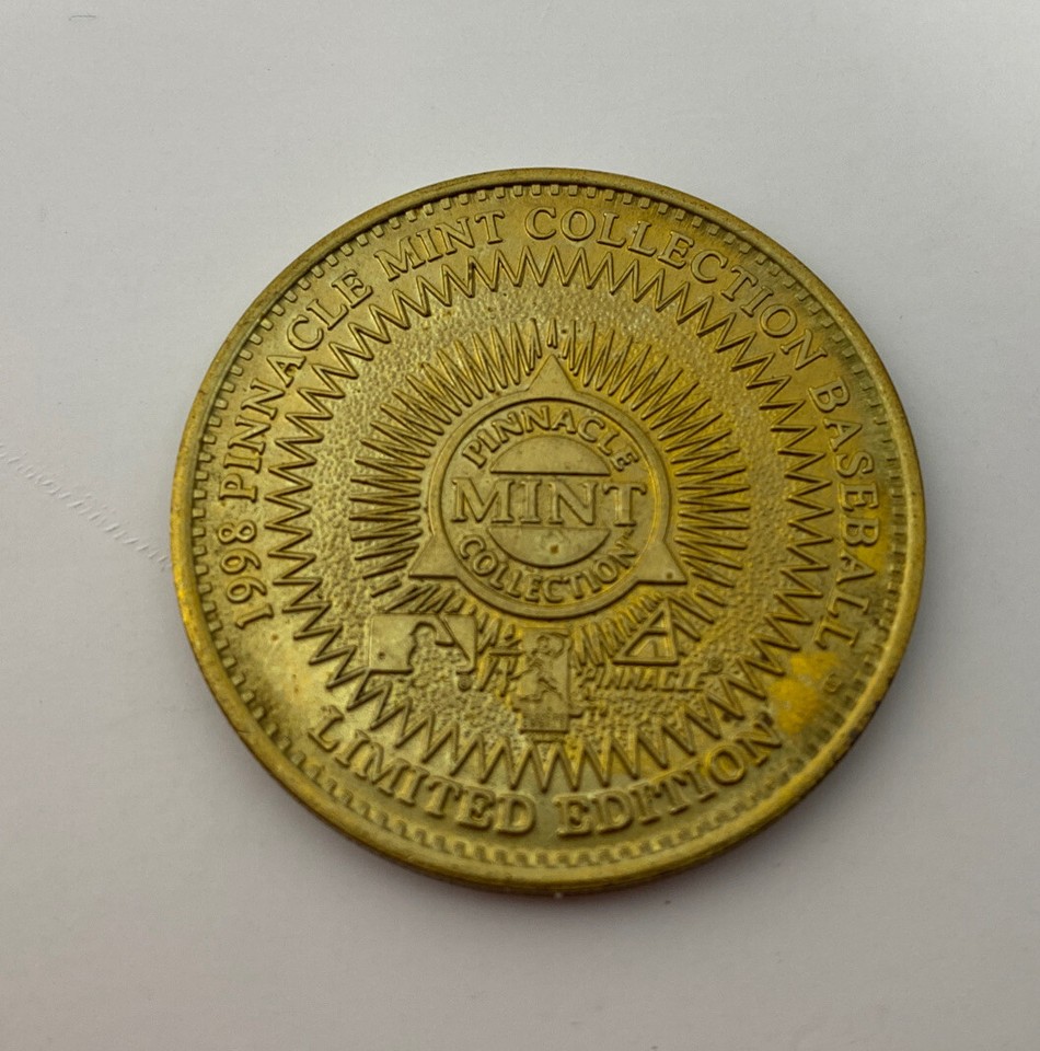 1998 Pinnacle Mint Collection Gold Coin Ken Griffey Jr Limited Edition ...