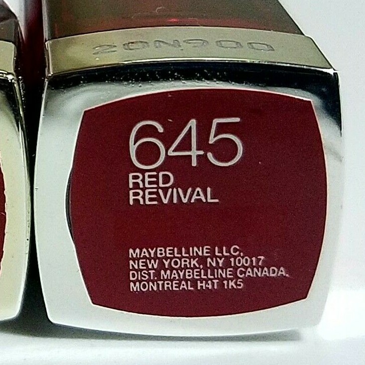 Maybelline Red Revival Lipstick Review