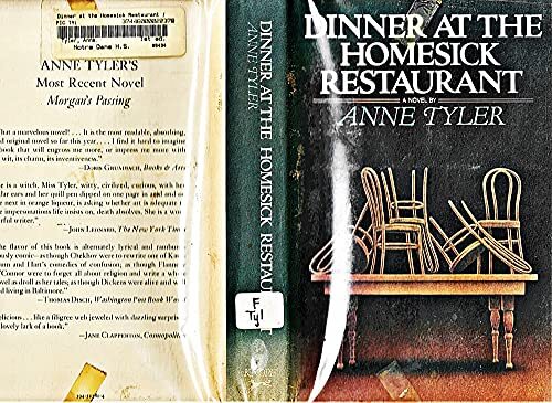 Dinner at the Homesick Restaurant by Tyler, Anne Hardback Book The Fast ...