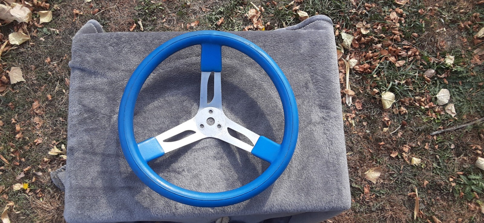 1) Blue Aluminum Racing Car Go-Cart Steering Wheel?? | eBay