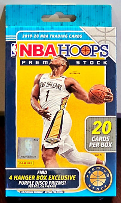 2019-20 Panini NBA Hoops Premium Stock Hanger Box Brand New Sealed ...