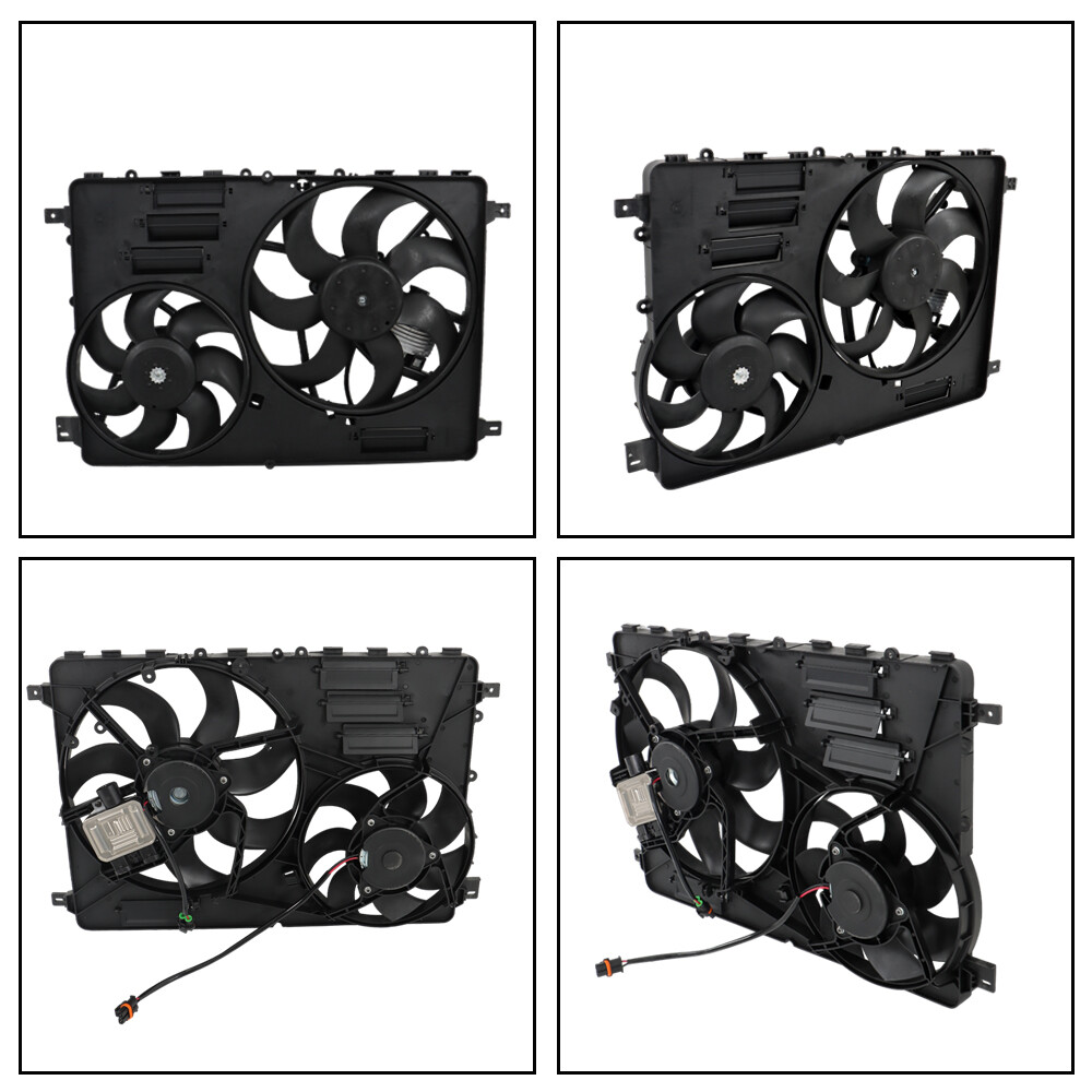 Radiator Cooling Fan W/ Control Module For Land Rover LR2 2.0L 2013-15 ...