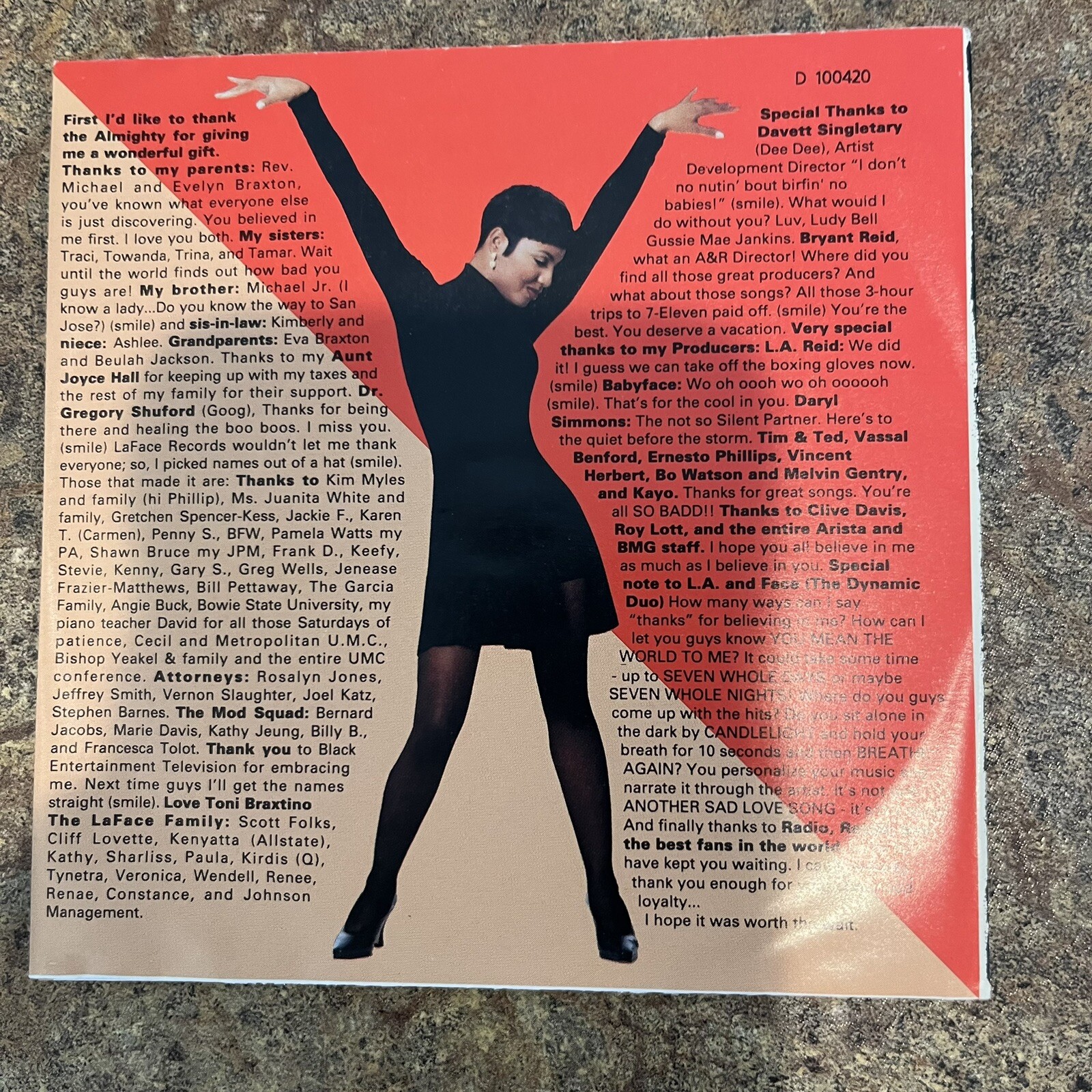 Toni Braxton by Toni Braxton (CD, 1993, LaFace Records) 886919867022| eBay