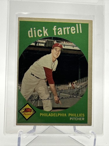 1959 Topps Dick Farrell Baseball Card #175 EX Quality FREE SHIPPING | eBay