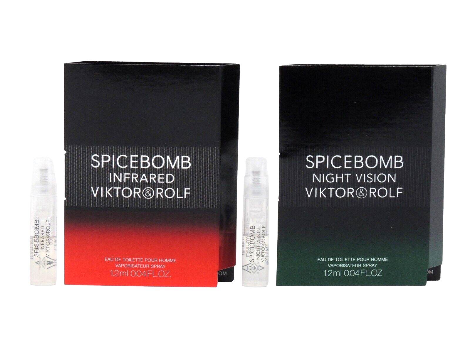 V&R VIKTOR & ROLF SPICEBOMB INFRARED NIGHT VISION 1.2ml .04oz SAMPLES ...