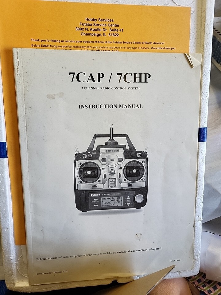 Futaba Radio - Futaba 7CAP/7CHP With Box | eBay