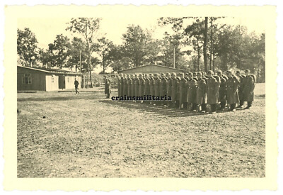 Orig. Foto Appell RAD Arbeitsmann in Lager MARKT BIBART Bayern 1938 ...
