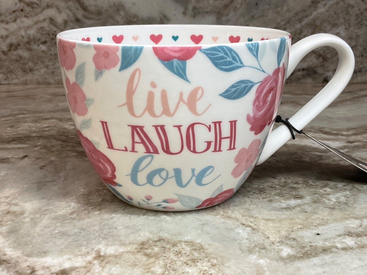 Live Laugh Love Coffee Cups Live, Love, Laugh Template | PosterMyWall