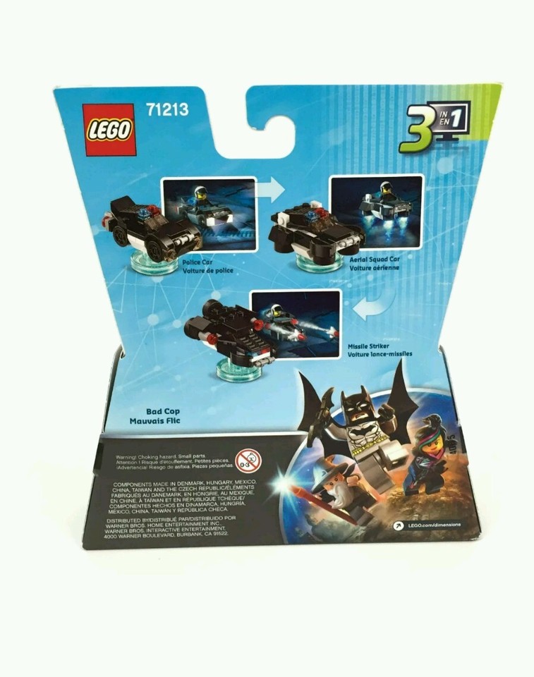 LEGO DIMENSIONS The Lego Movie Bad Cop & Police Car FUN PACK 71213 ...