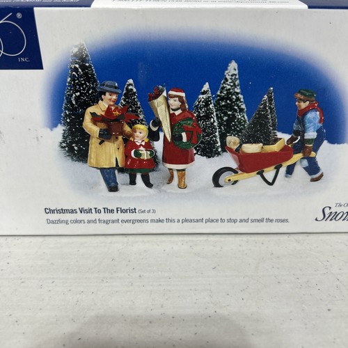Dept 56 Snow Village Christmas Visit To The Florist 54967 | eBay