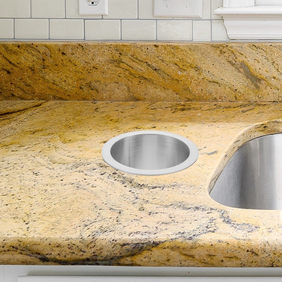 Stainless Steel Trash Chute Garbage Trough Office Grommets For Kitchen ...