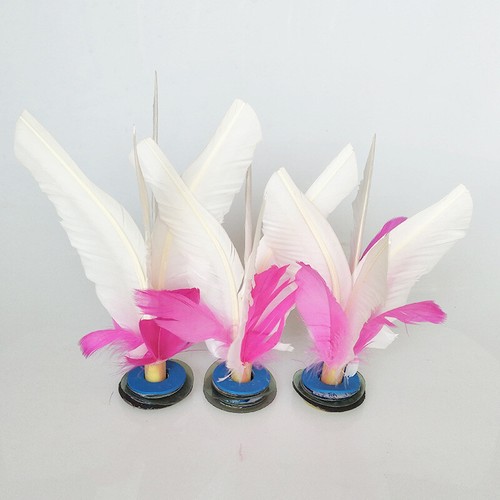 White Feather Shuttlecock China Jianzi Foot Kick Goose Feather ...