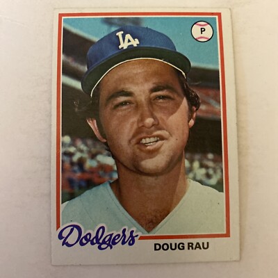 1978 Topps Baseball Doug Rau Los Angeles Dodgers Card #641 | eBay
