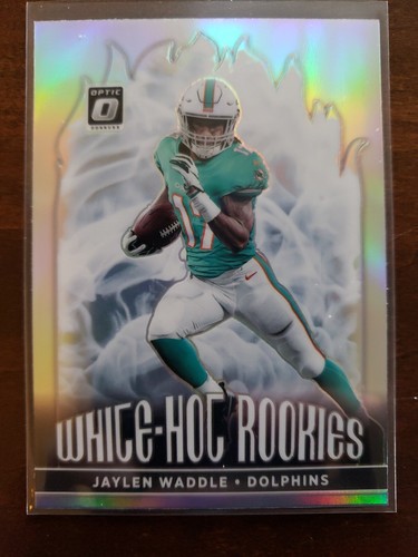 2021 Panini Donruss Optic White Hot Rookies #WHR-4 Jaylen Waddle Miami ...