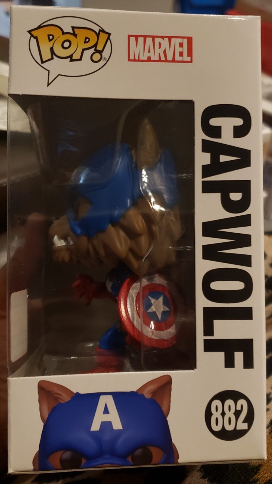 Funko Pop! Marvel Capwolf #882 2021 Summer Convention Exclusive Vinyl ...