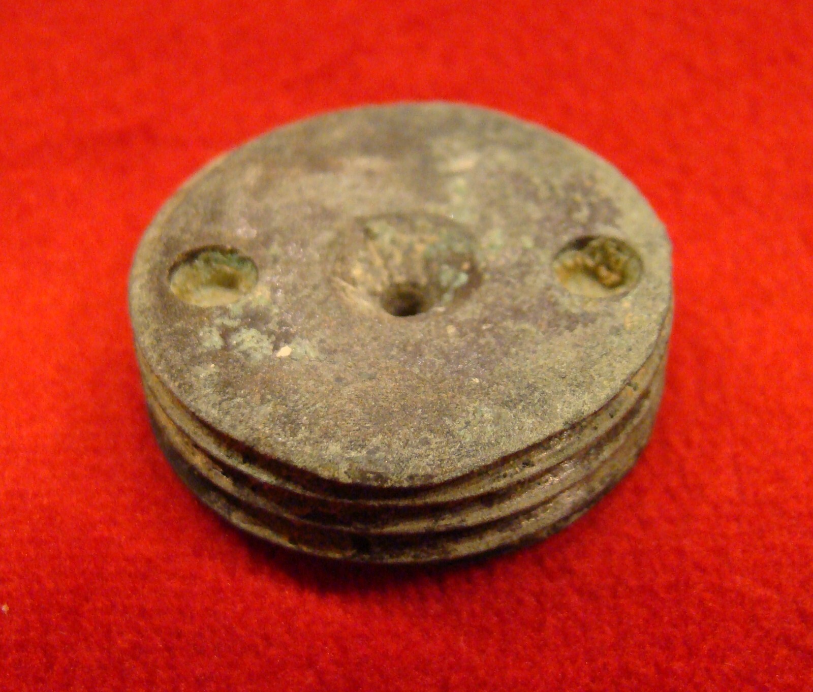 DUG CONFEDERATE BRASS UNDERPLUG FOR BORMANN FUSED SHELL-BATTLE OF ...