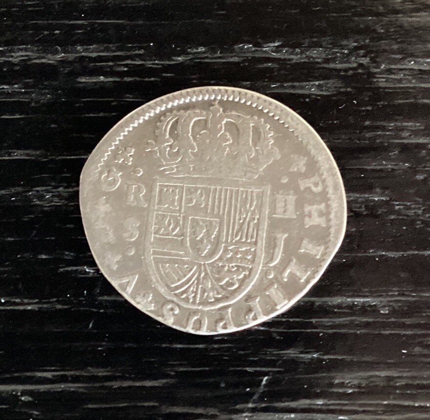 1723 Spanish Silver 2 Reales Genuine Coin | eBay