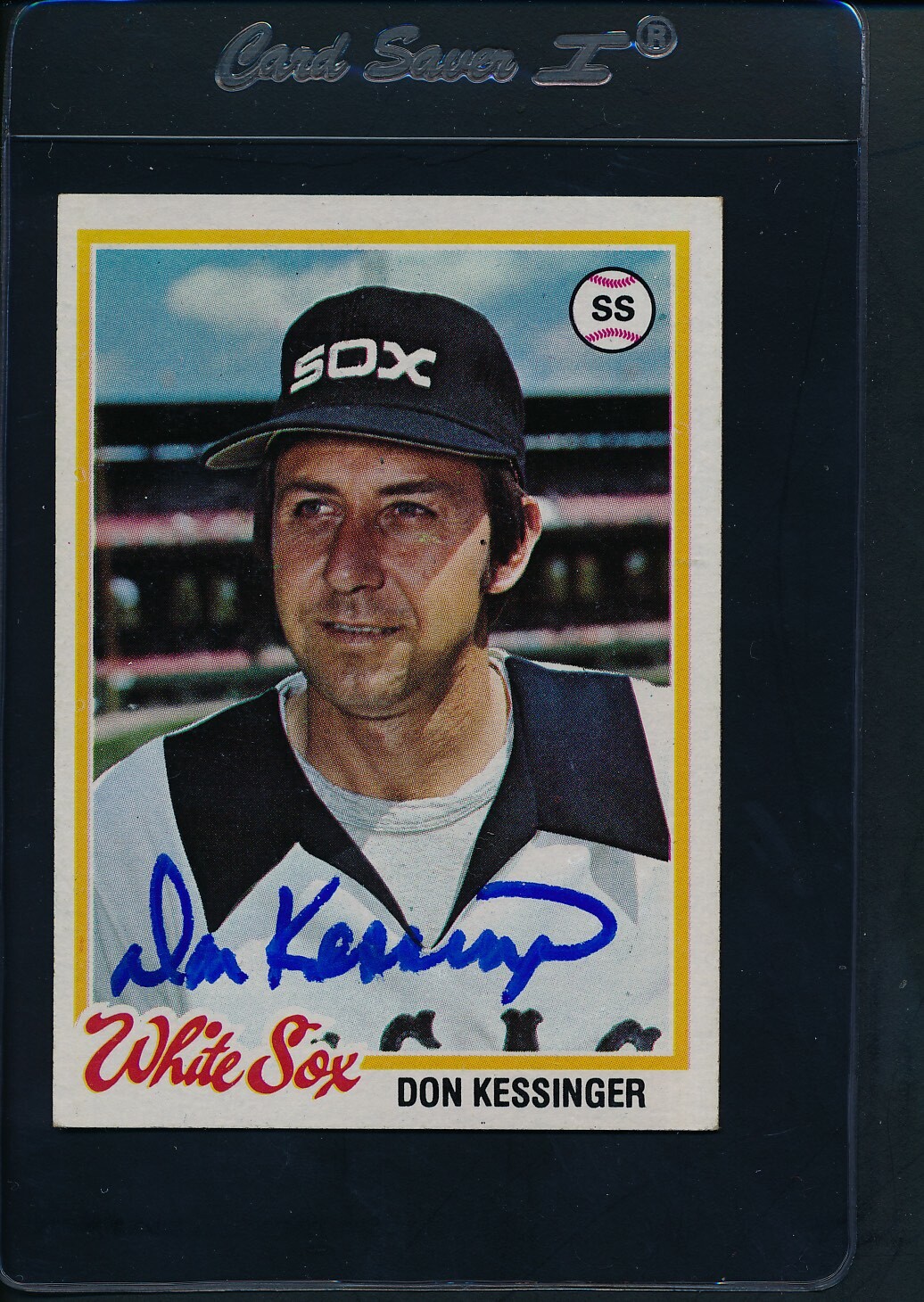 1978 Topps #672 Don Kessinger White Sox Signed Auto *40155 | eBay