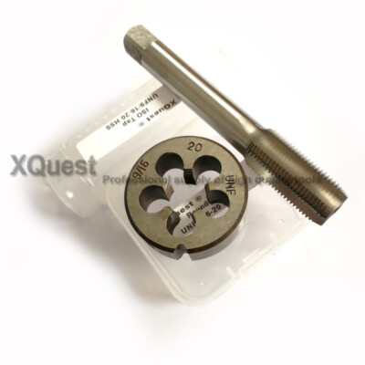 Right Hand UN9/16 unified thread tap Round Die dies taps set UNC UNF ...